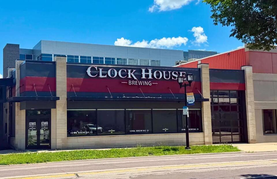 Signs Have Gone Up For Clock House Brewing's New Downtown Cedar Rapids ...