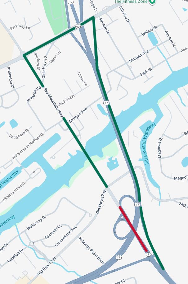 SCDOT to Conduct Nighttime Closures on Part of SC 9 North in Horry ...