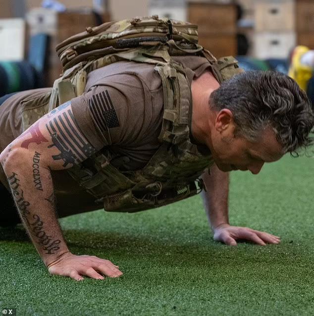 Pete Hegseth unwittingly reveals controversial new tattoo - NewsBreak