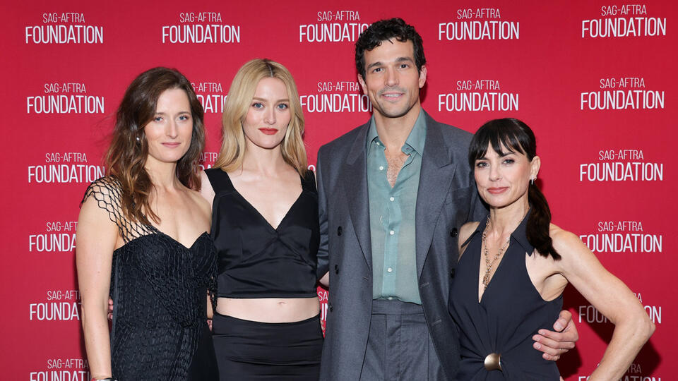 Sarah Pidgeon & Paul Anthony Kelly Reunite with ‘Love Story’ Co-Stars ...