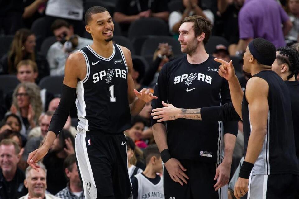 Wembanyama suffers left rib contusion vs 76ers, his status for last 3 ...