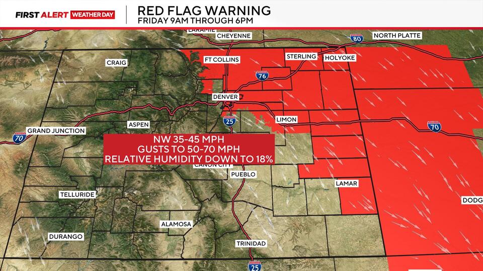Dangerous winds mean critical fire danger for Colorado heading into ...