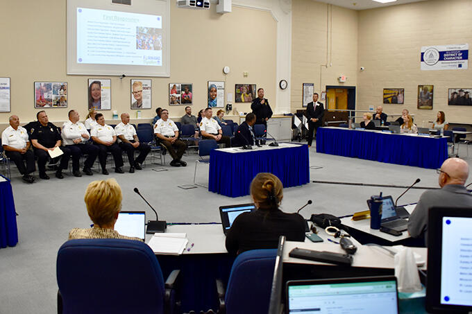 Board of Education Welcomes Area First Responders for Safety ...