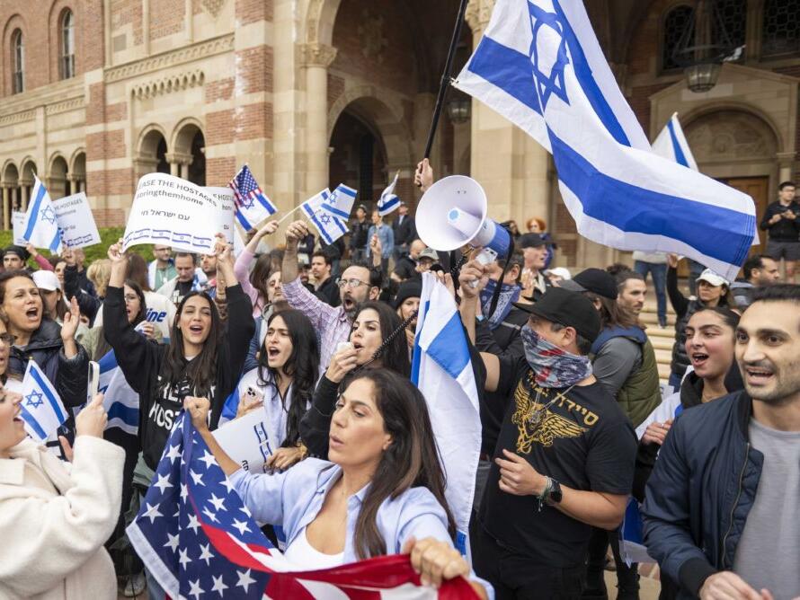 Counter-protests of UCLA encampment raise over $50,000 on GoFundMe