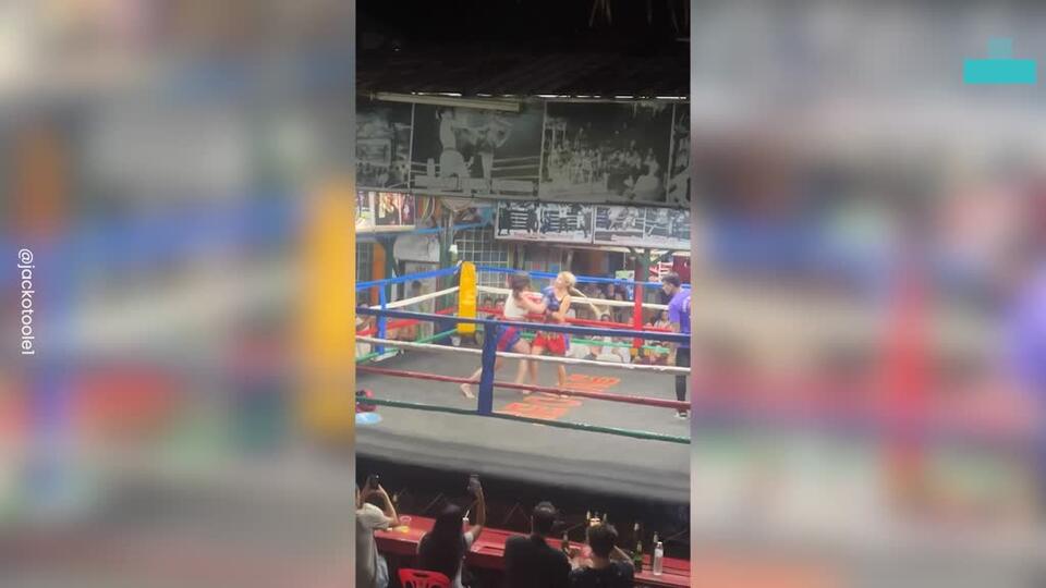 Boxing Bar Fight Goes Wrong - NewsBreak