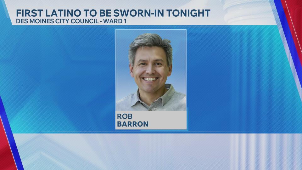 Rob Barron to be sworn in as Des Moines City Council’s first Latino ...