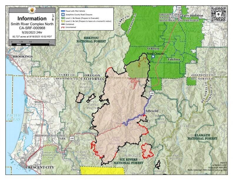 Smith River Complex South and North Update September 20, 2023 - NewsBreak