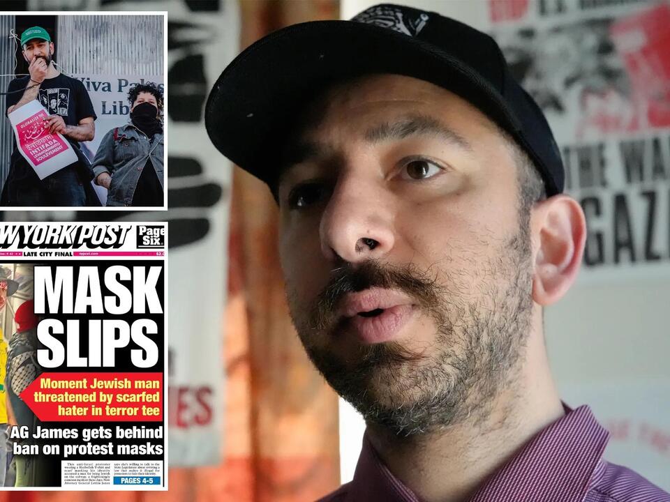 Masked anti-Israel protester who accosted Jewish man on NYC subway revealed