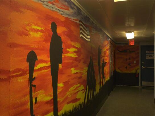 American Legion Post 82's new mural honors fallen soldiers