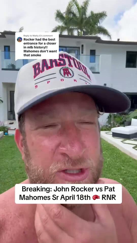 Replying to Matty G Breaking John Rocker vs Pat Mahomes Sr April 18th ...
