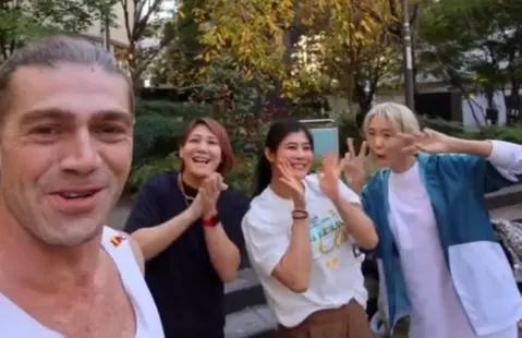 Physical: Asia cast members reunite for a parkour session during Dom ...