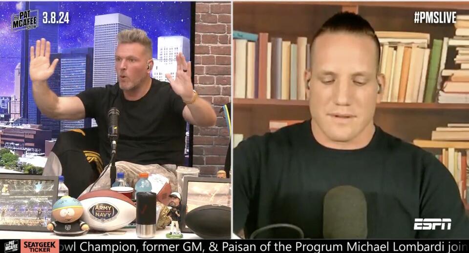 Pat McAfee Reveals How Biden SOTU Gaffe Shook the Sports World ...