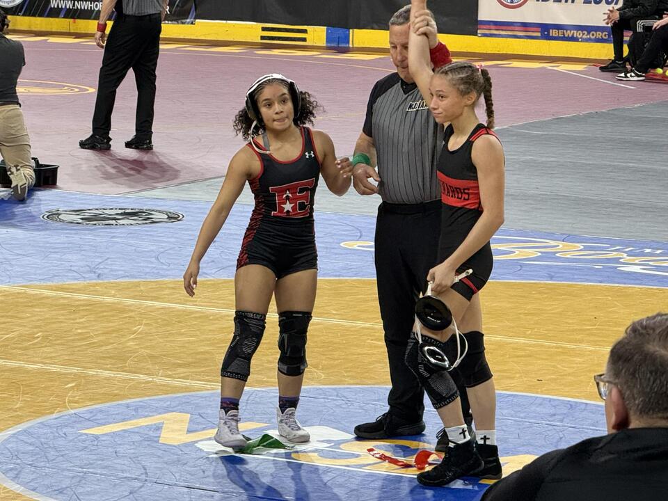 From pioneer to podium finish: Gabi Ruedy becomes first female wrestler ...
