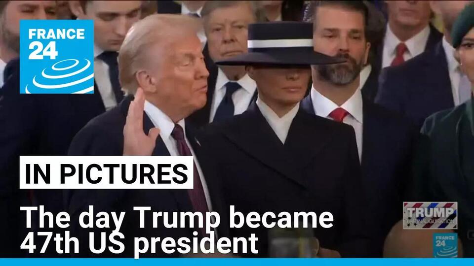 In pictures: The day Donald Trump officially became 47th US president ...