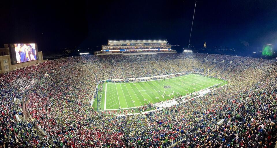 Scenes from South Bend: FootballScoop goes inside Notre Dame's College ...