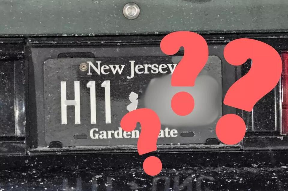 Black and white license plates in New Jersey? Here’s how to get one ...