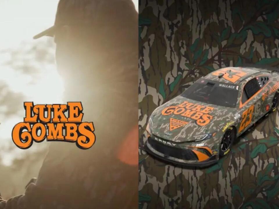 Bubba Wallace Reveals Camo Columbia Paint Scheme Inspired By Luke Combs ...