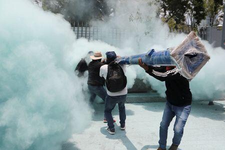Protests and last-minute construction work disrupt Mexico City ahead of ...