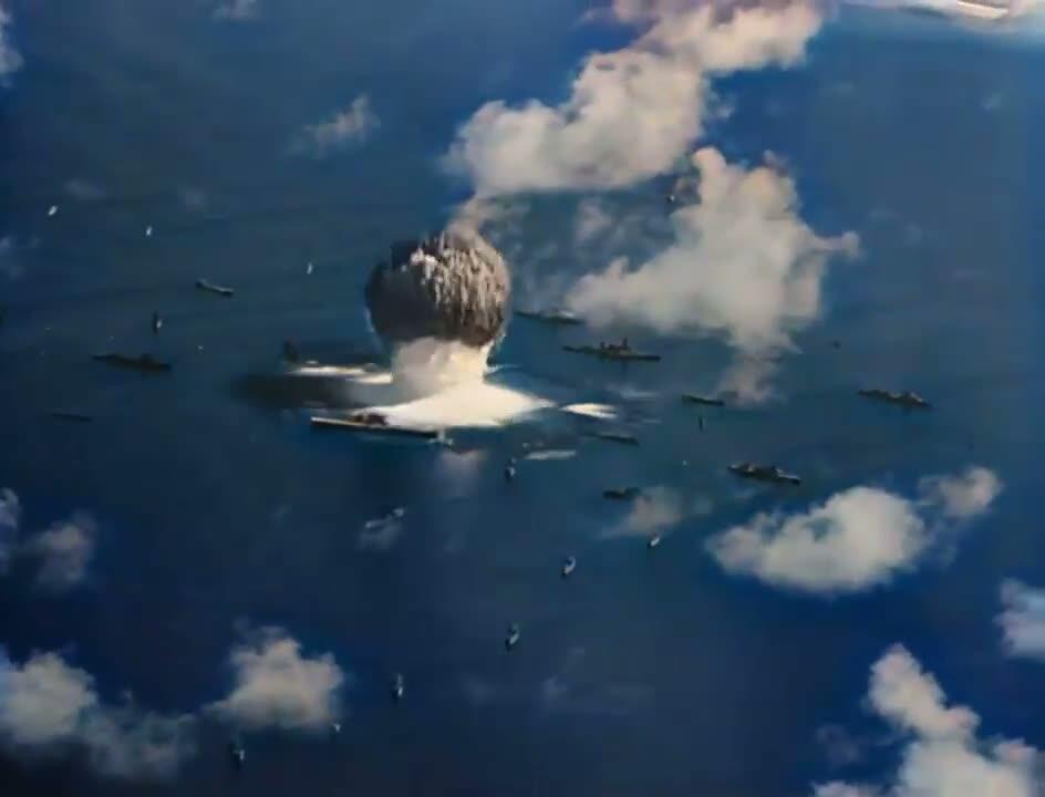 Witness the jaw-dropping power of the 1946 Baker Nuclear Test 💥 # ...
