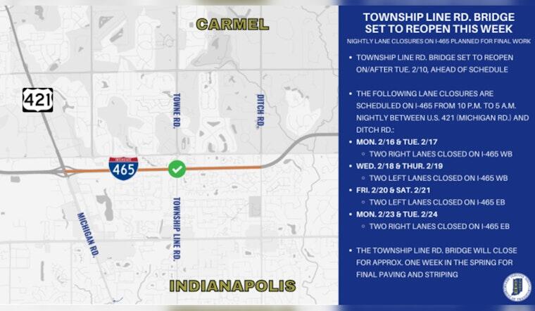 Township Line Road Bridge to Reopen Early, Boosting Marion and Hamilton ...
