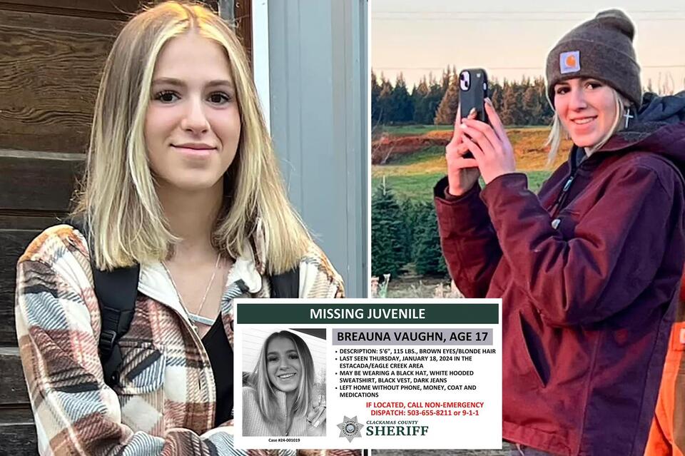 Frantic search underway for 17-year-old Oregon girl who vanished without her coat, phone, money ...