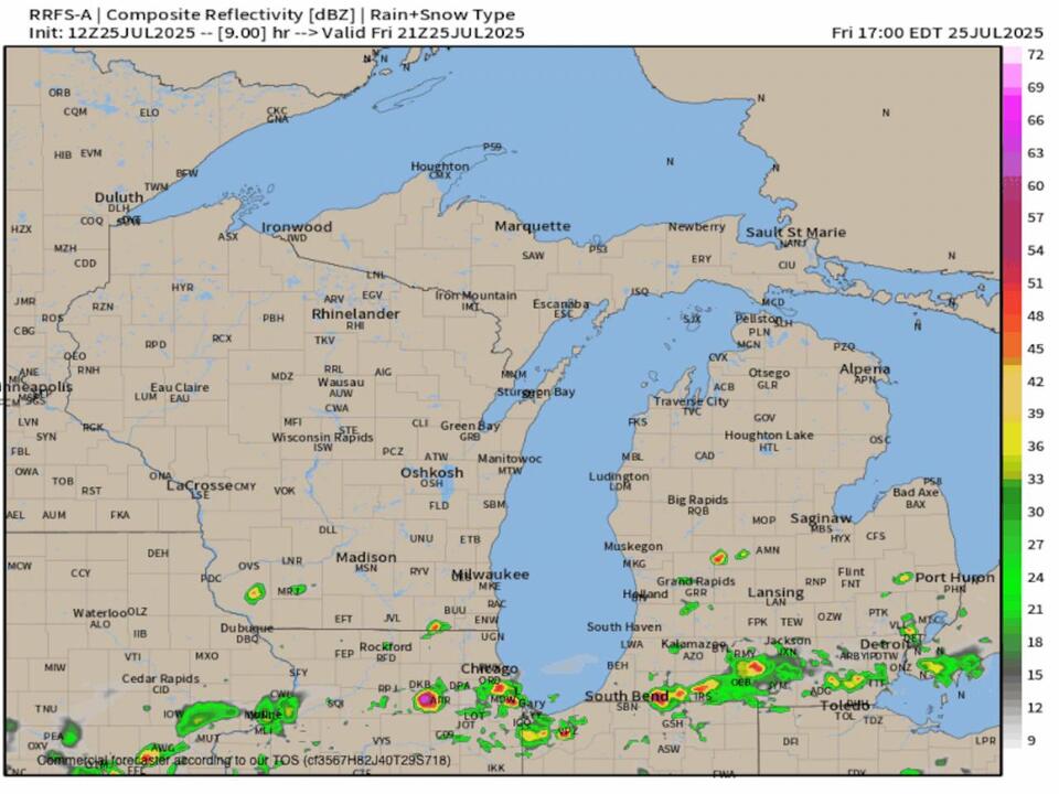 Michigan’s weekend weather: 1 small zone is stormy, but the rest of us ...