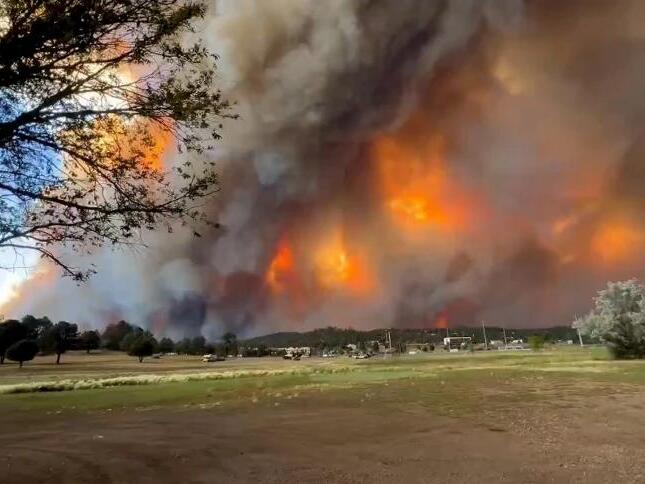Evacuations ordered in New Mexico village due to fast-moving wildfire