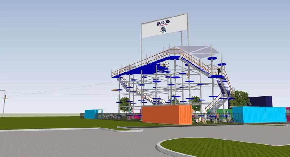 HangDog, billed as East Coast’s largest high ropes course, to open by summer in Easton area ...