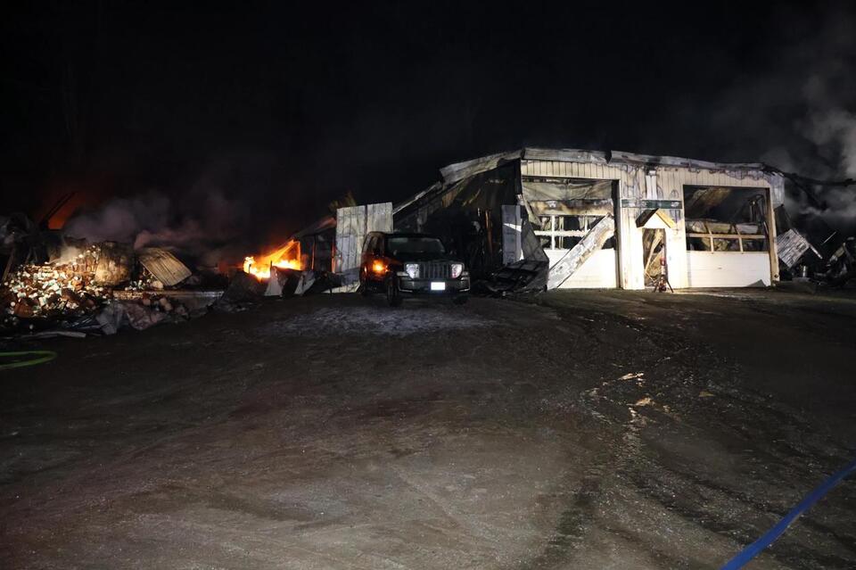 Investigation Ongoing after Fire Destroyed Bus Garage in Maine - NewsBreak