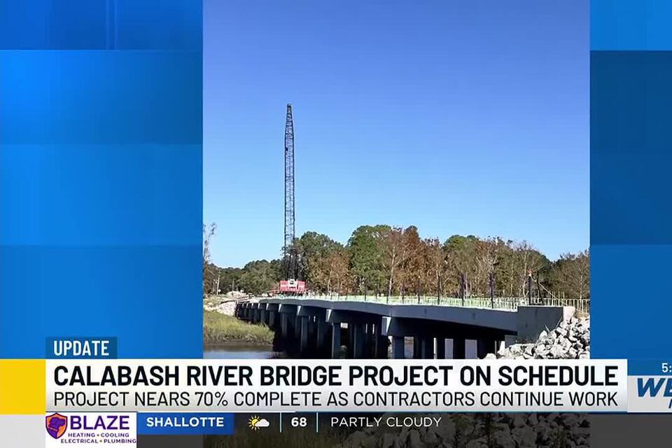 Calabash River Bridge project to be completed next year - NewsBreak