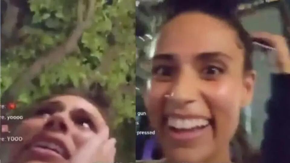 Outraged Anti-ICE Protester Punches Vocal Pro-ICE Female Streamer In ...