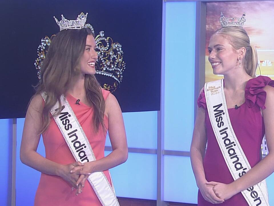 Newly crowned Miss Indiana and Miss Indiana's Outstanding Teen join ...