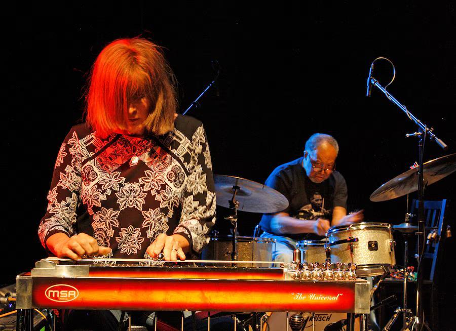 Susan Alcorn, known internationally for pedal steel guitar, made ...