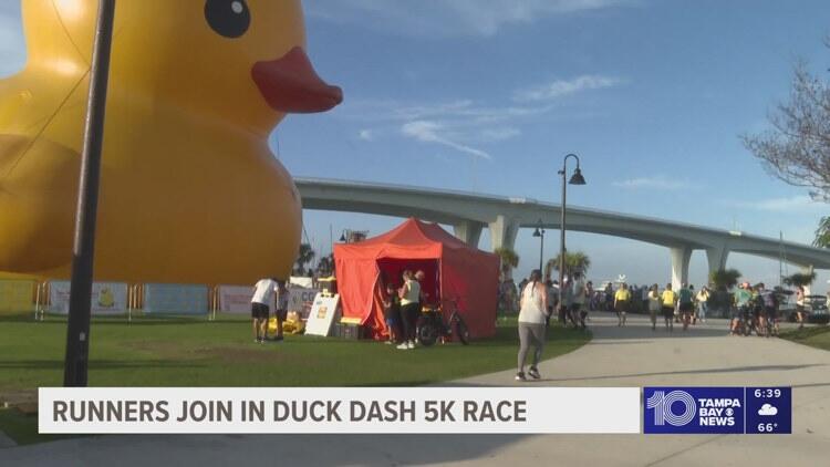 Duck Dash 5K draws hundreds to Clearwater and showcases the 61-foot ...