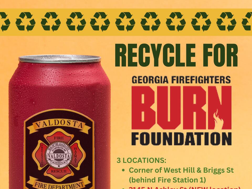 VFD holds recycle event for GA Firefighters Burn Foundation