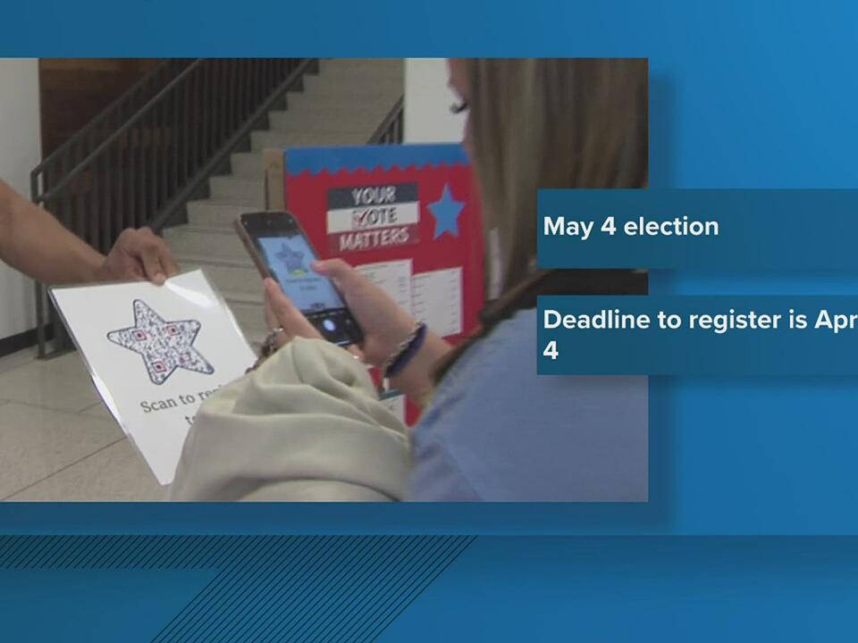 Deadline to register to vote in May 4 election is coming up