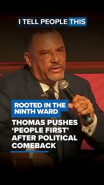 Oliver Thomas profile | A comeback story in New Orleans mayoral race ...