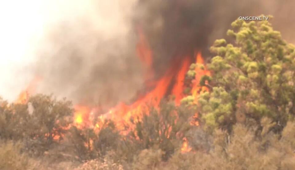 Crews From San Diego on Scene of Growing Nixon Fire in Riverside County ...