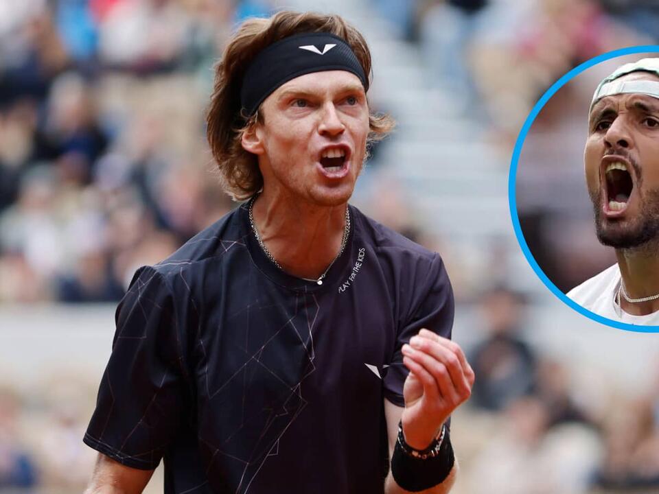 Nick Kyrgios weighs in on Andrey Rublev’s French Open meltdown as he hints at hypocrisy