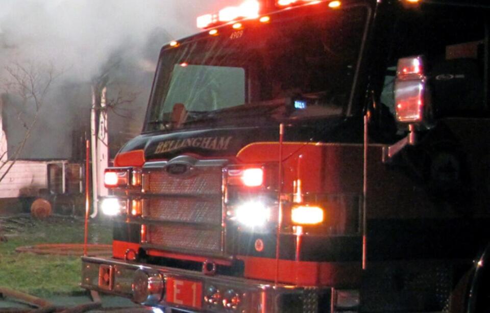 Large fire at Bellingham encampment includes ominous warning - NewsBreak