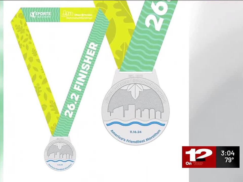 2024 Richmond Marathon medal designs revealed
