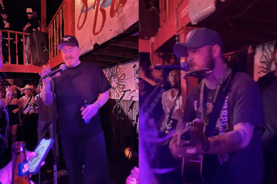 Zach Bryan & Shane Gillis Perform Surprise Pop-Up Show At A Bar In New ...