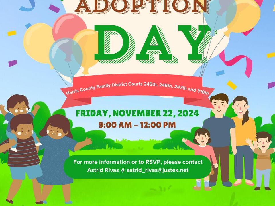 HARRIS COUNTY DISTRICT FAMILY COURTS TO CREATE 20+ NEW FAMILIES IN ...