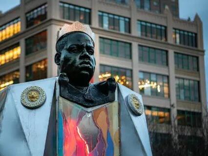 Statue Of Notorious B.I.G. Returns To Brooklyn For Exhibition