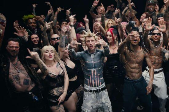 Skater Rappers MGK & Wiz Khalifa Drop “Everything Tatted” Track Ft. Boo ...