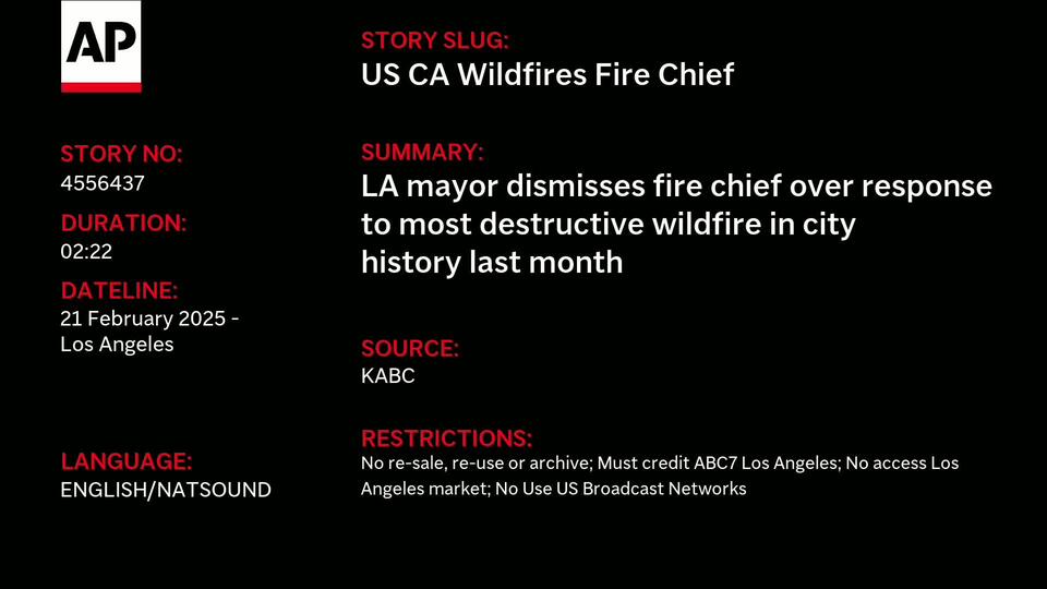 Why was Los Angeles Fire Chief Kristin Crowley fired? Mayor Karen Bass dismisses her after ...