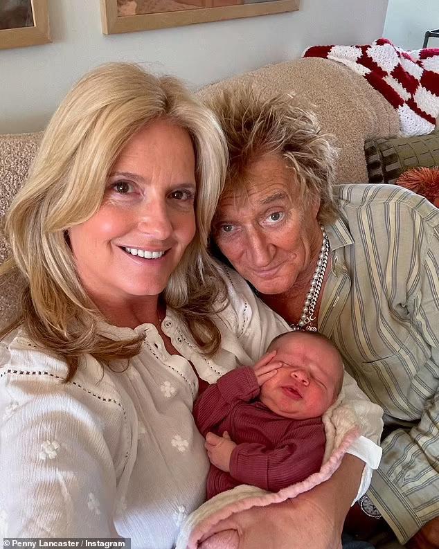 Rod Stewart's son Liam and wife Nicole give an insight into baby ...