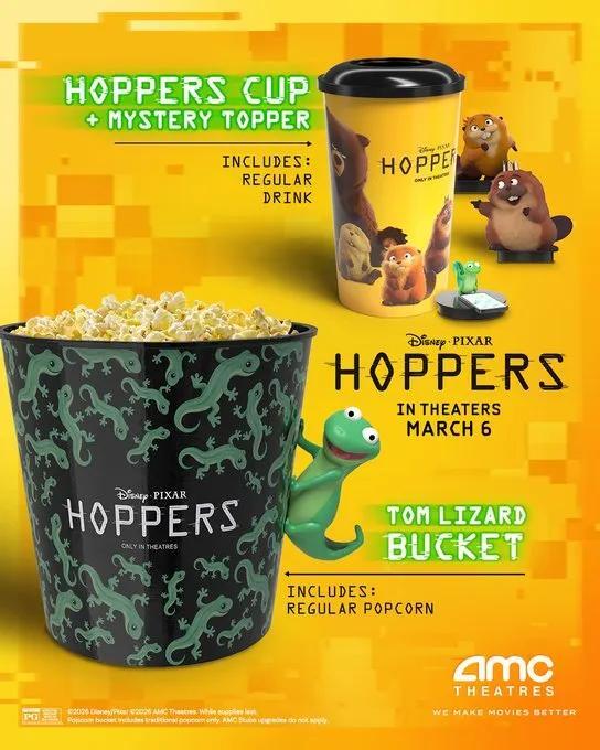Hoppers Cup with Mystery Topper and Tom Lizard Popcorn Bucket Coming ...
