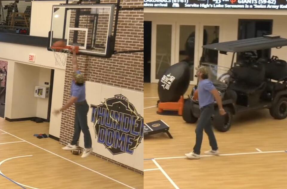 ESPN Roasts Riley Green For Limping Off After His Dunk During ...