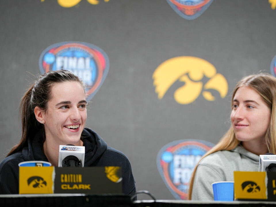 Kate Martin's Girlfriend is Going Viral During Game vs. Caitlin Clark